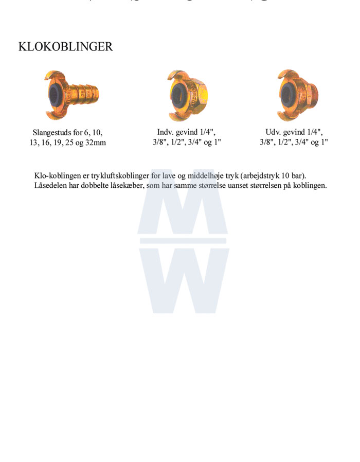 Fittings og koblinger - M. Wilhelmsen A/S